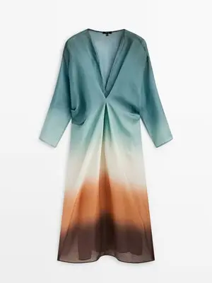 chinese dress ladies Hilary Pleated Maxi Dress