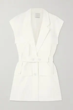 Christopher Esber Belted Cotton-twill Jacket