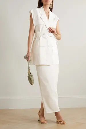 Christopher Esber Belted Cotton-twill Jacket