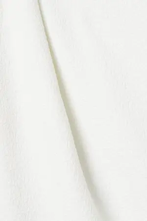 Matteau Petite Square Recycled-seersucker Swimsuit - White