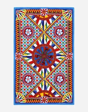 Dolce & Gabbana Terry Cotton Beach Towel - Multicolor