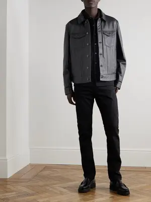FRAME L'homme Slim-fit Jeans - Black