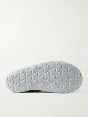 Nike Moc Leather-trimmed Canvas Slip-on Sneakers