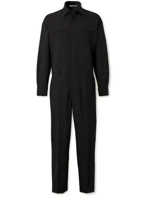 Valentino Garavani Straight-leg Wool Jumpsuit