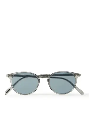 Oliver Spencer Oliver Peoples - Riley Sun Round-Frame Acetate Sunglasses - Men - Gray Gray