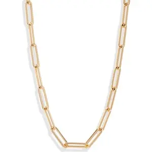 Jenny Bird Jenny Bird Andi Paperclip Link Necklace Gold