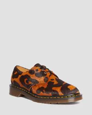 Dr. Martens 1461 Made In England Buck Suede Oxfords Ocelot