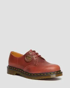 Dr. Martens 1461 Made In England Buck Suede Oxfords Timber Brown