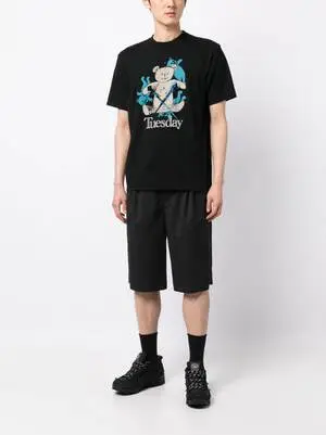 Undercover Graphic-print Cotton T-shirt - Black