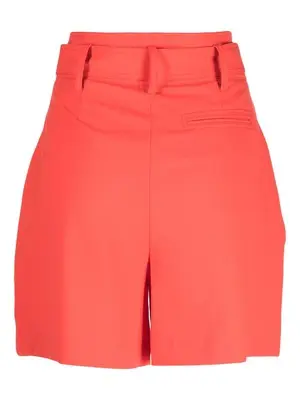 Sonia Rykiel Paris Belted High-waisted Shorts - Orange