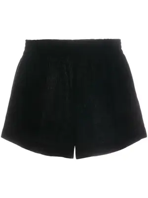 REFORMATION Mila Linen Shorts - Black