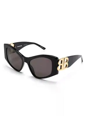 Balenciaga Xl Dynasty Sunglasses - Black