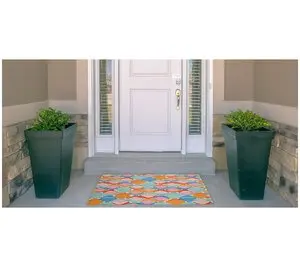 LINON Conway 2' X 3' Indoor/outdoor Ashable Rug - One-color
