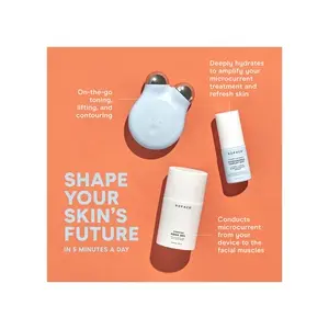 NUFACE Mini+ Supercharged Skincare Routine