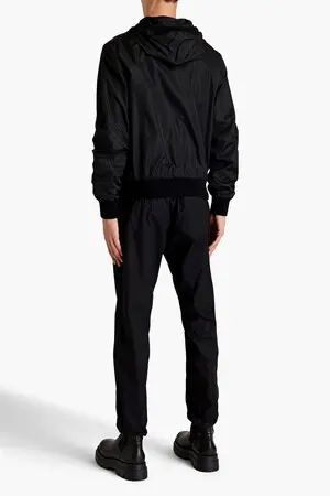 Dolce & Gabbana Appliquéd Shell Hooded Jacket