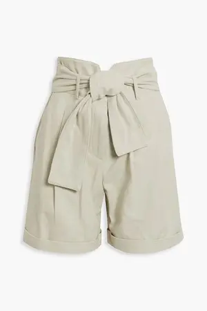 IRO PARIS Maynard Belted Cotton Shorts