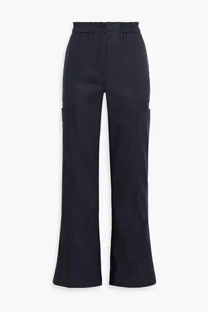 Iris & Ink Leila Linen-blend Twill Cargo Pants