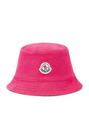 Moncler Moncler Terry Bucket Hat Pink