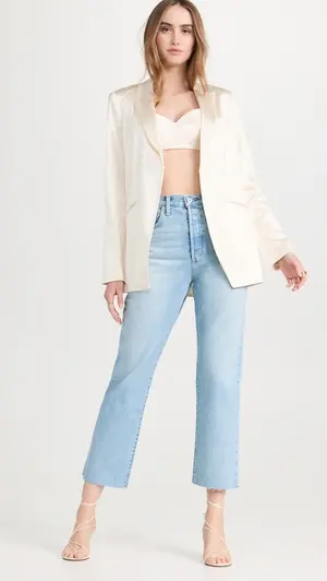 FAVORITE DAUGHTER Satin Blazer