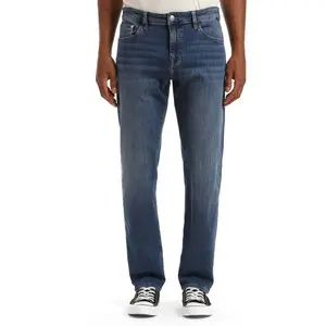 MAVI Marcus Slim Fit Straight Leg Jeans - Mid Foggy
