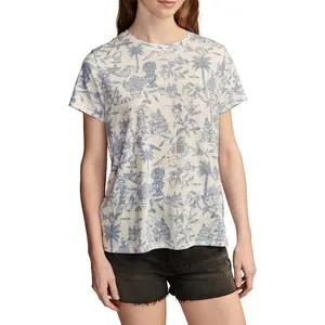 Lucky Brand Curved Hem T-shirts For Women
