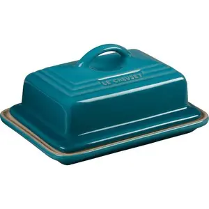 LE CREUSET Heritage Butter Dish Caribbean