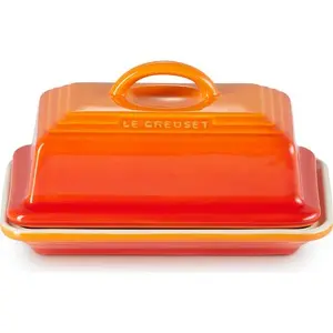 LE CREUSET Heritage Butter Dish Flame