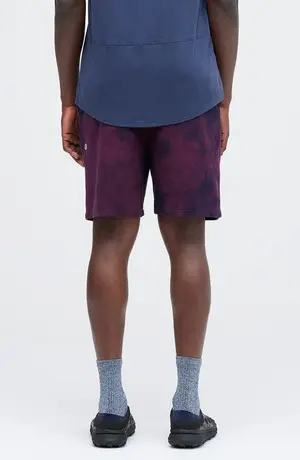 Stance Shelter Relaxed-fit Drawstring Shorts - Blue Dye/ Purple