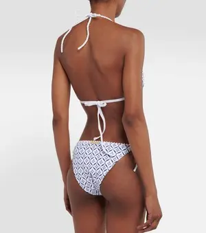 Heidi Klein Printed Triangle Bikini Top