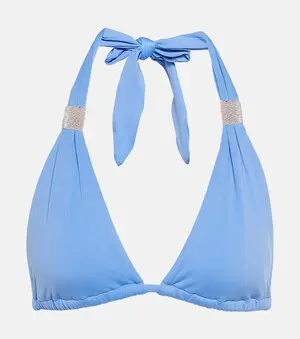 Heidi Klein Siena Bikini Top - Blue