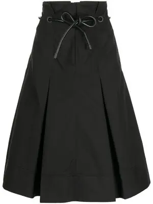 3.1 Phillip Lim Origami Midi Skirt - Black
