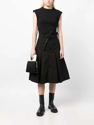 3.1 Phillip Lim Origami Midi Skirt - Black
