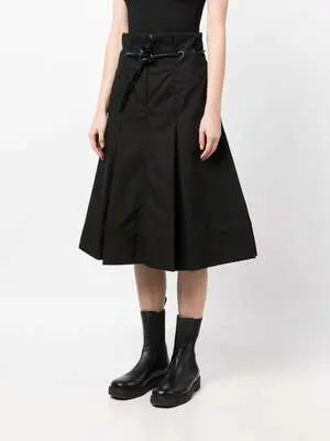 3.1 Phillip Lim Origami Midi Skirt - Black