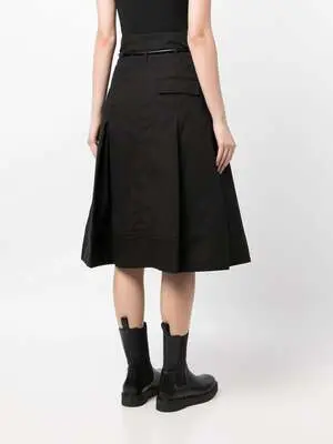 3.1 Phillip Lim Origami Midi Skirt - Black