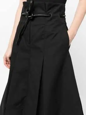 3.1 Phillip Lim Origami Midi Skirt - Black