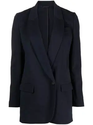 Brunello Cucinelli Single-breasted Tailored Jacket - Blue