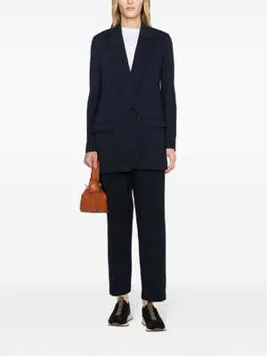 Brunello Cucinelli Single-breasted Tailored Jacket - Blue