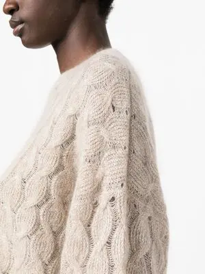 Brunello Cucinelli Cable-knit Long-sleeve Jumper