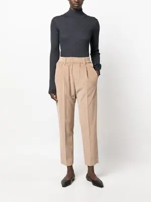 Brunello Cucinelli Pressed-crease Tailored Trousers