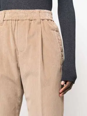 Brunello Cucinelli Pressed-crease Tailored Trousers