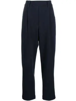 Brunello Cucinelli High-waisted Straight-leg Trousers