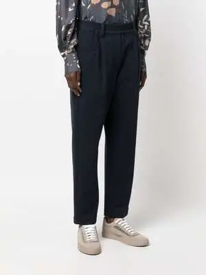Brunello Cucinelli High-waisted Straight-leg Trousers