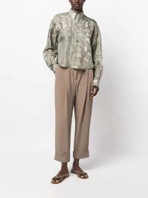 Brunello Cucinelli Cropped Tailored Trousers