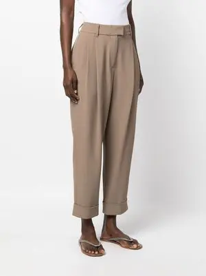 Brunello Cucinelli Cropped Tailored Trousers