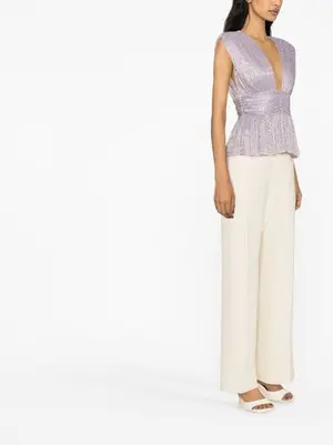SABINA MUSAYEV Bello Plissé Blouse