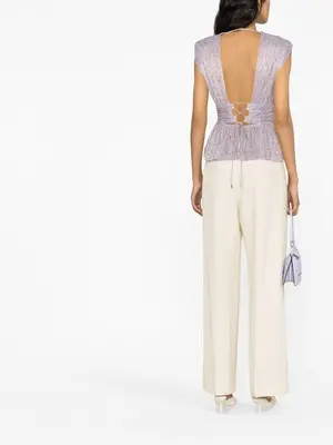 SABINA MUSAYEV Bello Plissé Blouse