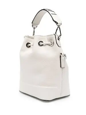 LANCEL Grained-texture Leather Bucket Bag