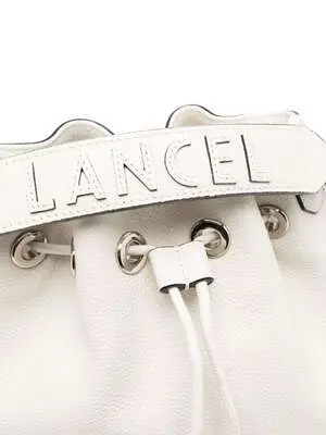 LANCEL Grained-texture Leather Bucket Bag