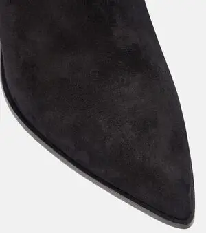 AQUAZZURA Boogie Suede Cowboy Boots