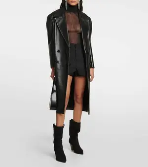 AQUAZZURA Boogie Suede Cowboy Boots